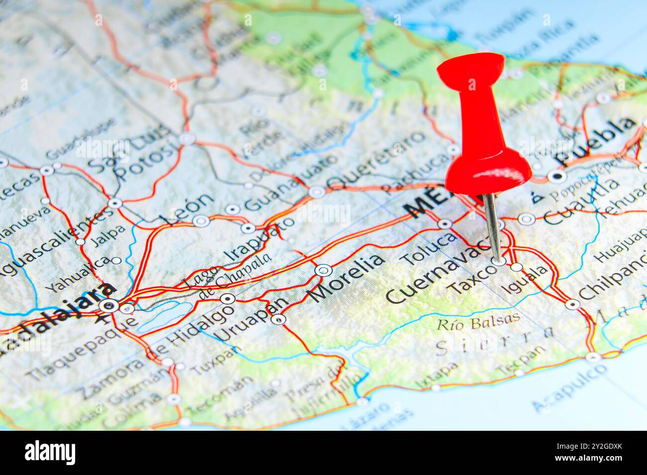 Taxco mexico map hi-res stock photography and images - Alamy