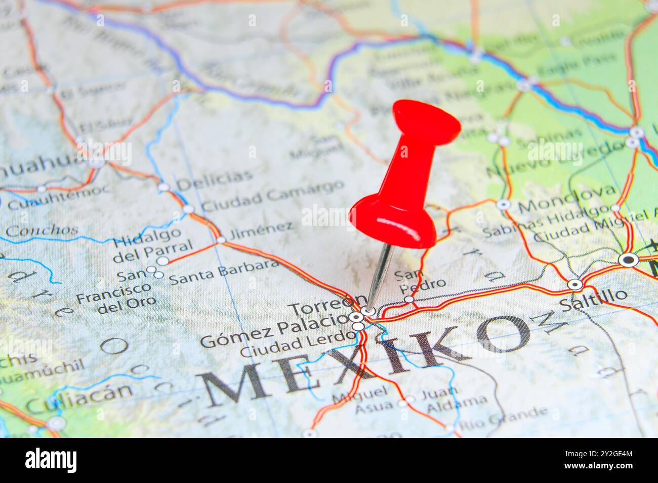 Torreon mexico map hi-res stock photography and images - Alamy
