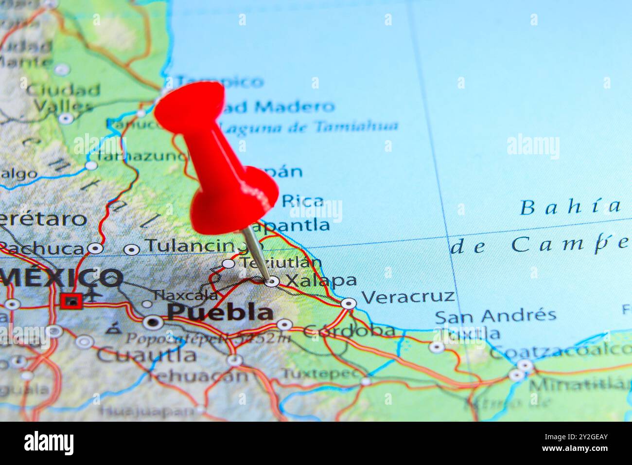 Xalapa mexico map hi-res stock photography and images - Alamy