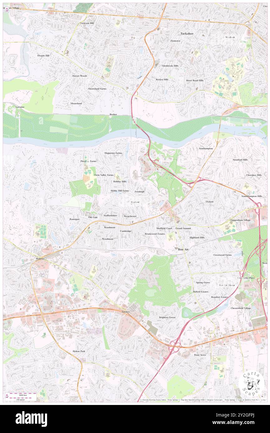 Map of wayland hi-res stock photography and images - Alamy
