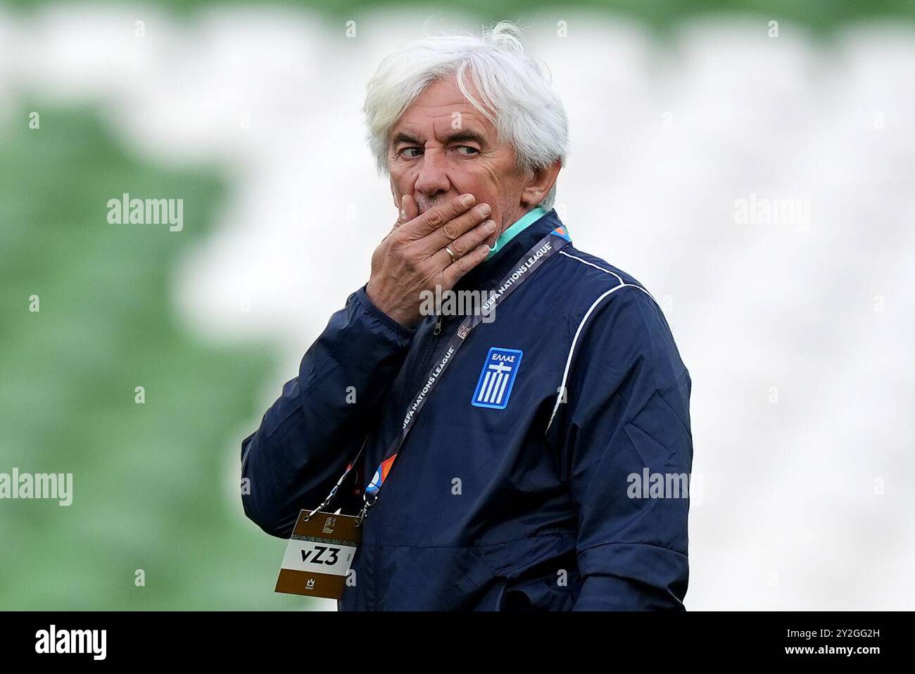 Greece manager Ivan Jovanovic before the UEFA Nations League Group B2 ...