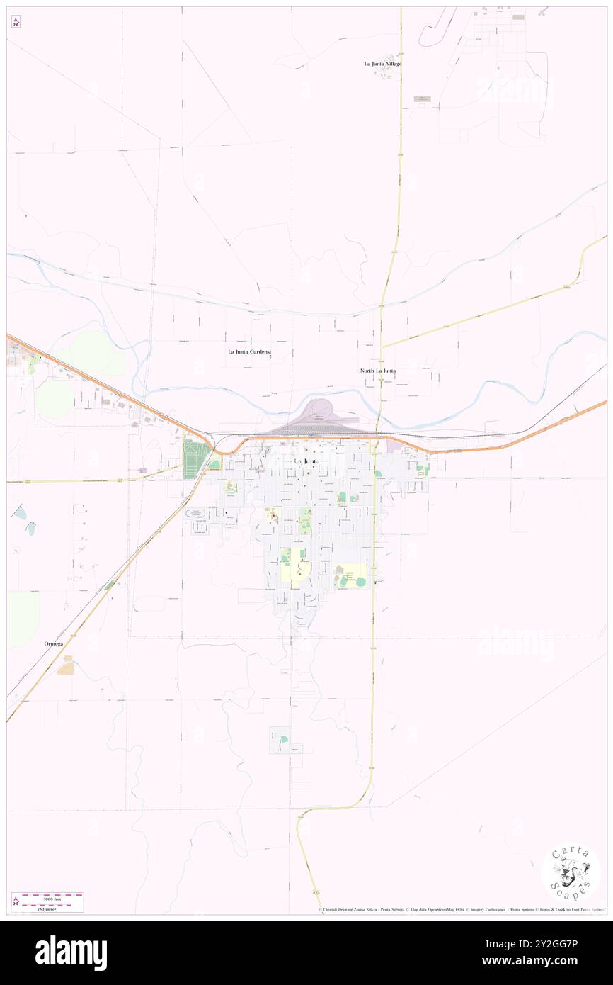 Map of la junta Cut Out Stock Images & Pictures - Alamy