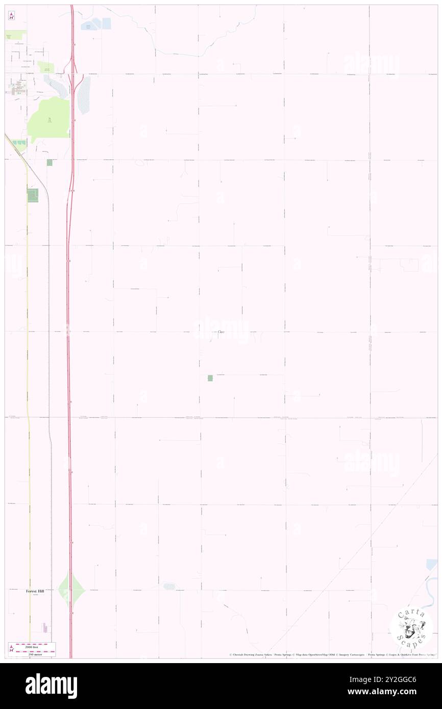 Isabella county map hi-res stock photography and images - Alamy