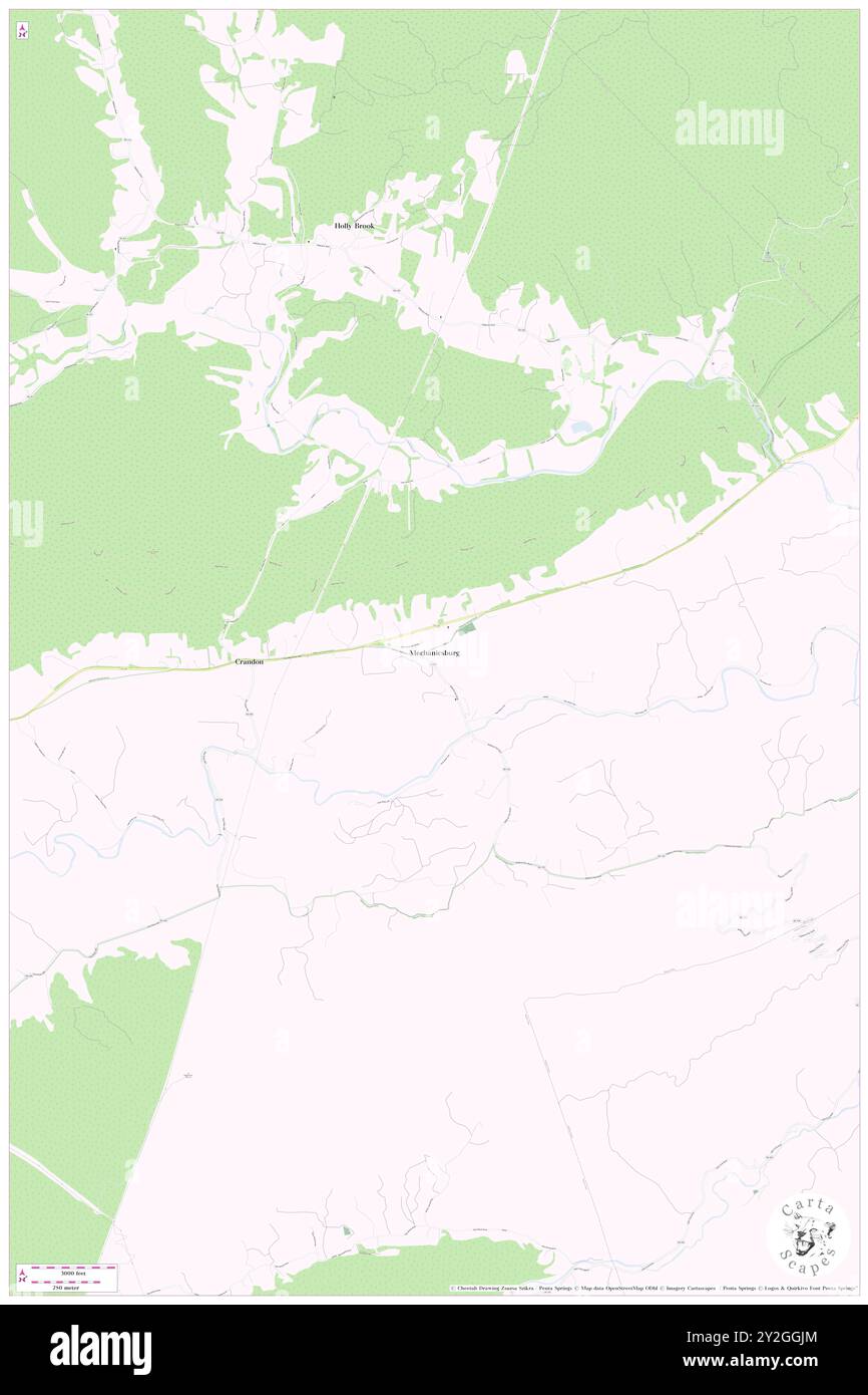 Map of mechanicsburg Cut Out Stock Images & Pictures - Alamy