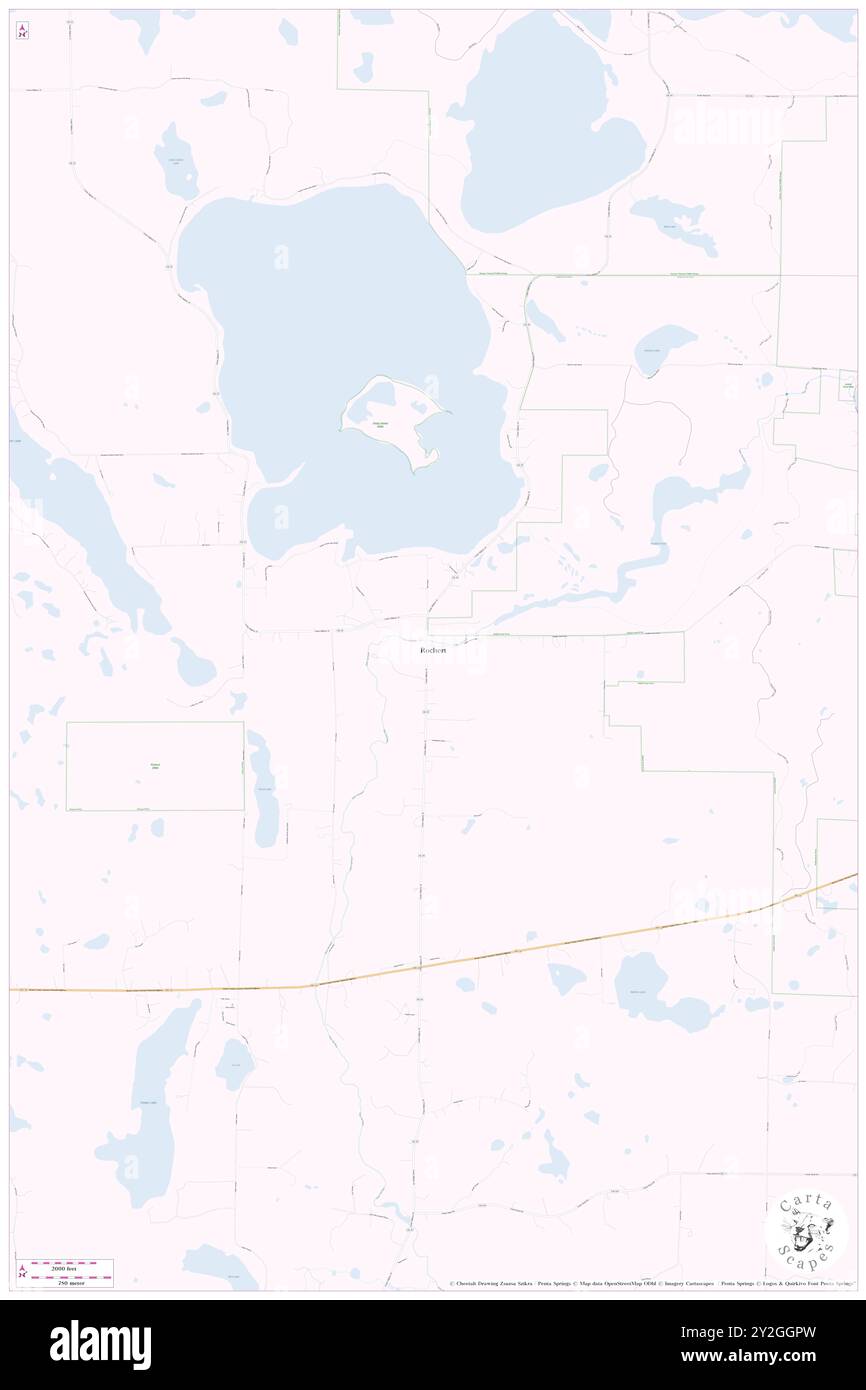 Rochert, Becker County, US, United States, Minnesota, N 46 51' 35'', S ...