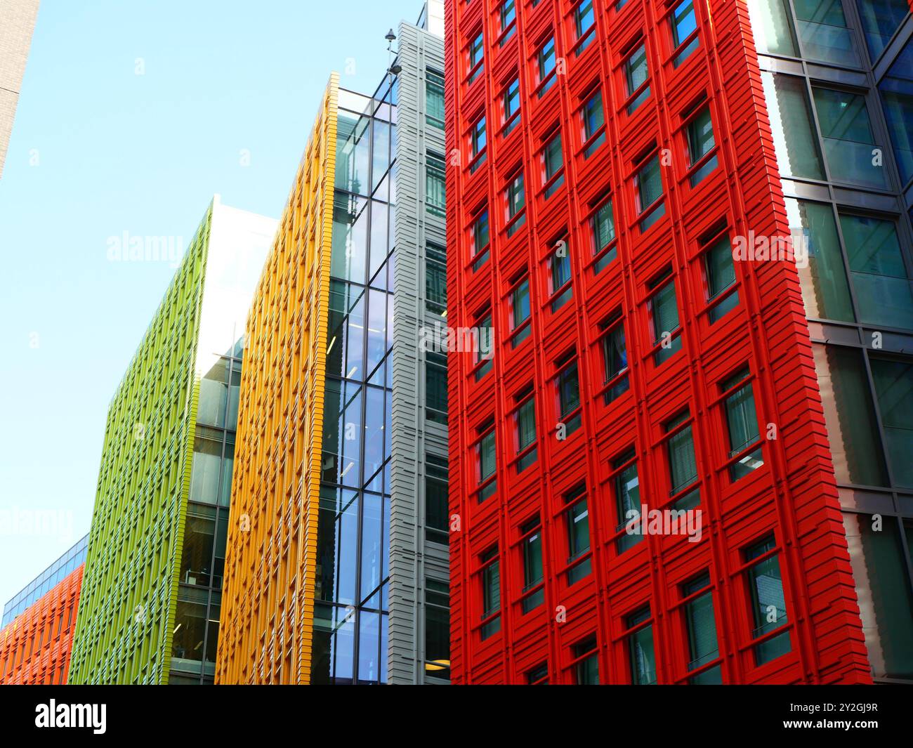 Colorful buildings in London Stock Photo - Alamy