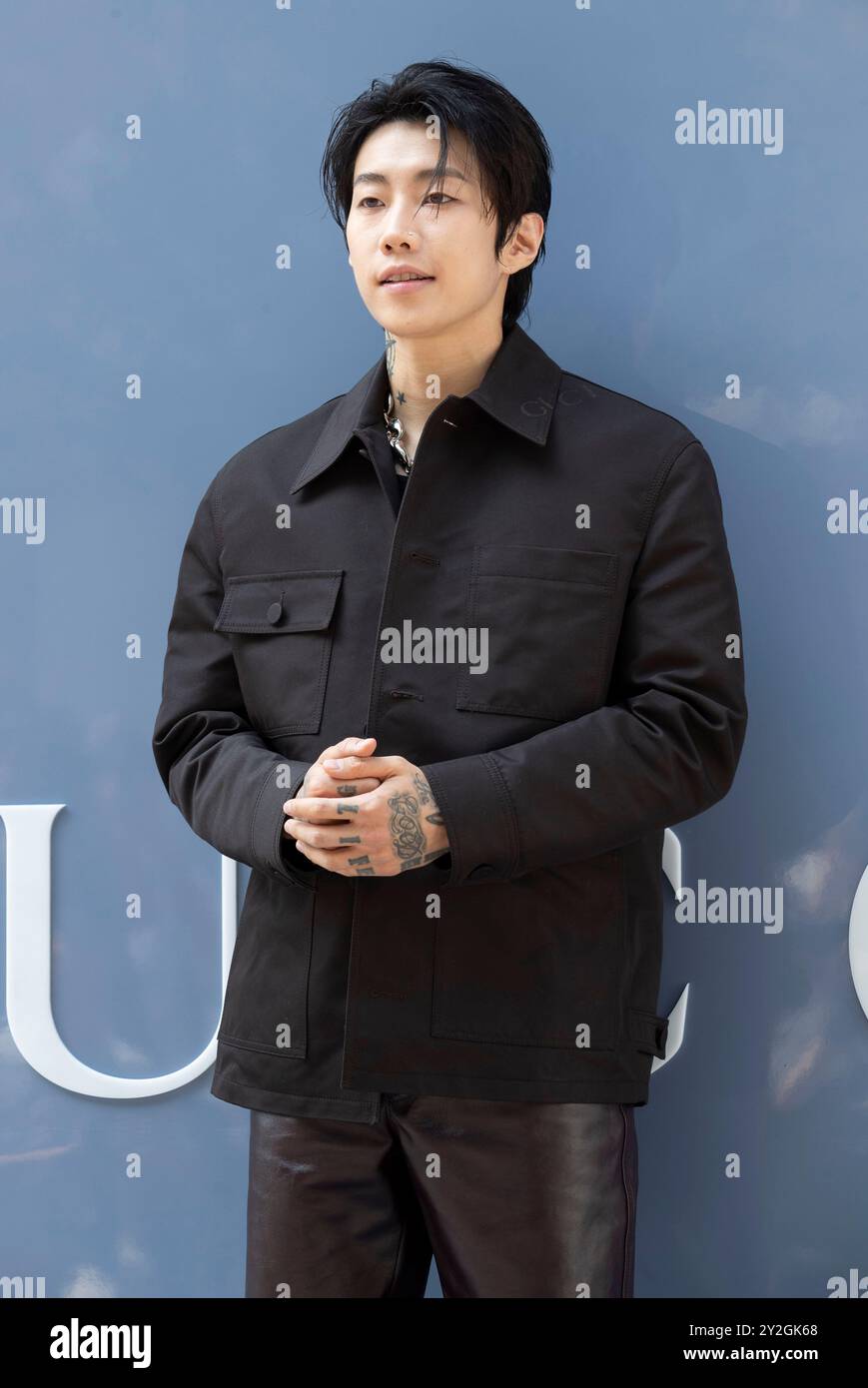 10 September 2024 – Seoul, South Korea: South Korean rapper Park Jae-beom, attends a photocall ...