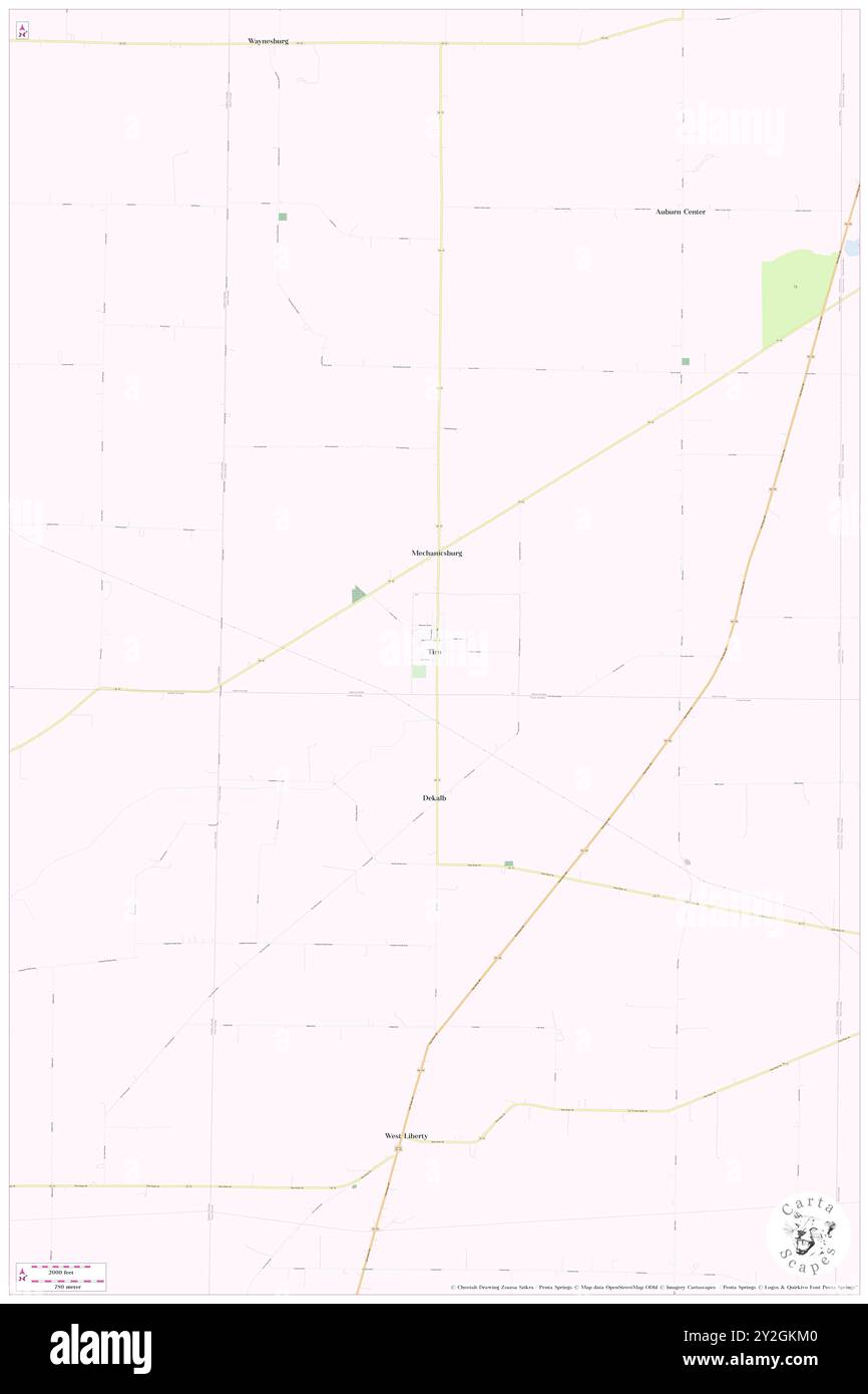 Tiro, Crawford County, US, United States, Ohio, N 40 54' 20'', S 82 46 ...