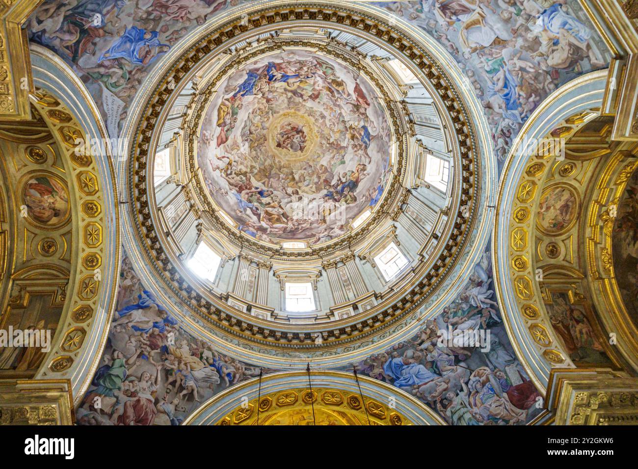 Naples Napoli Italy,Via Duomo,Duomo di Napoli Catholic cathedral,inside ...