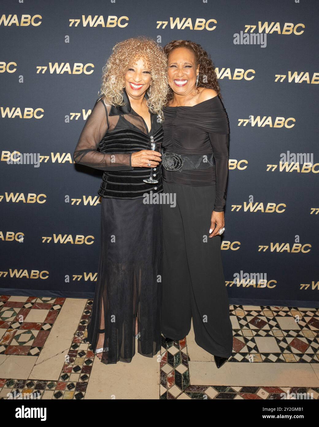 Joyce Vincent Wilson, Telma Hopkins attends the WABC Unforgetable Gala ...