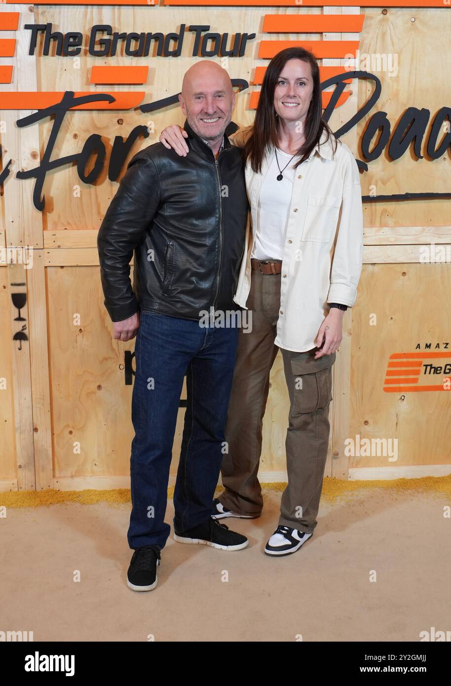 Perry McCarthy and Abbie Eaton attending a Q&A event to launch the ...