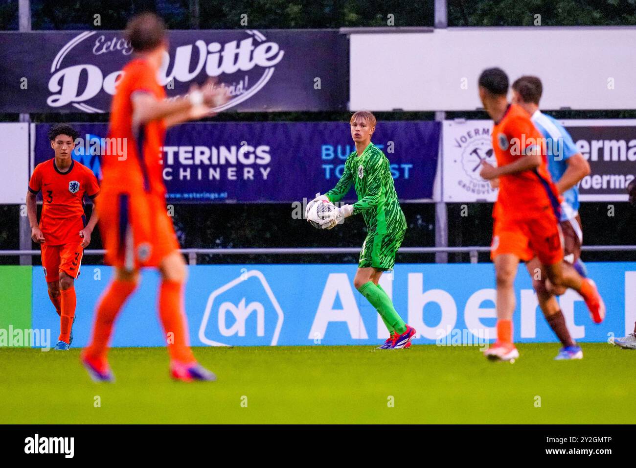 ’S-GRAVENZANDE , 10-09-2024 , Juliana Sportpark , season 2024 / 2025 , UEFA European U17 ...