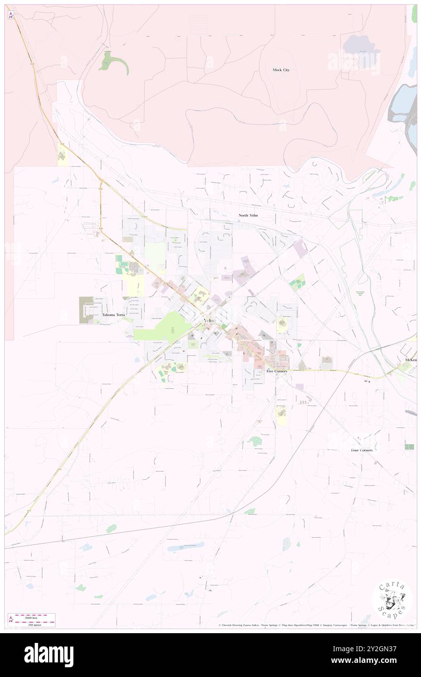 Map of yelm washington Cut Out Stock Images & Pictures - Alamy
