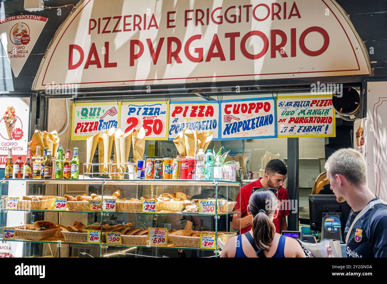 Naples Napoli Italy,Via dei Tribunali,Pizzeria e Friggitoria del ...