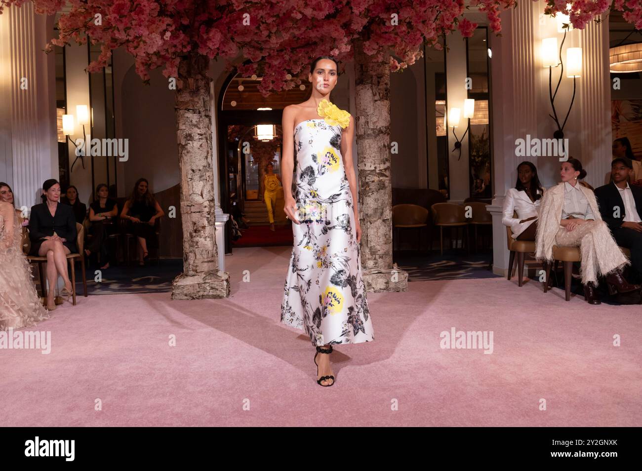 New York, United States. 09th Sep, 2024. A model walks the runway at ...