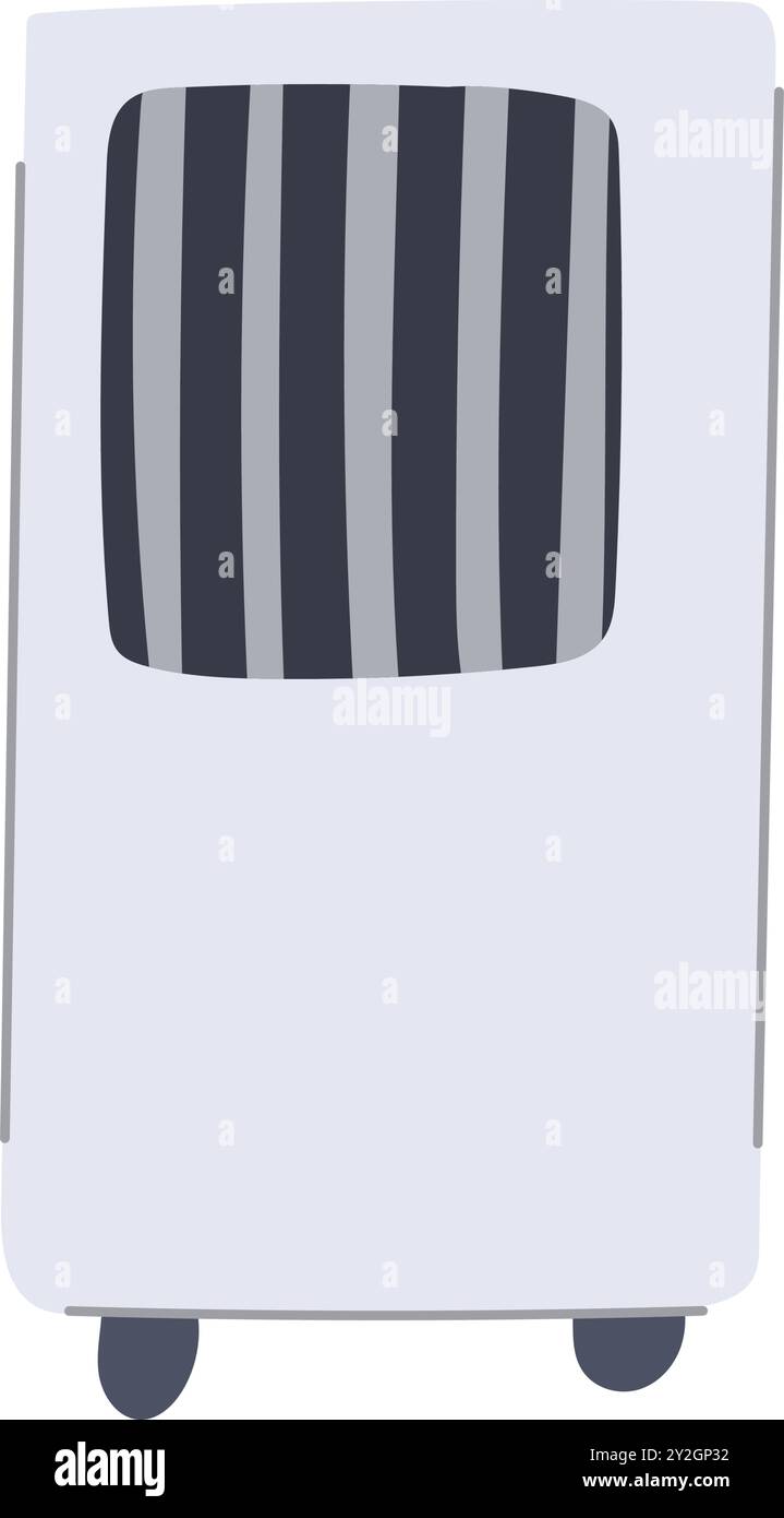 condenser air conditioner cartoon vector illustration Stock Vector ...