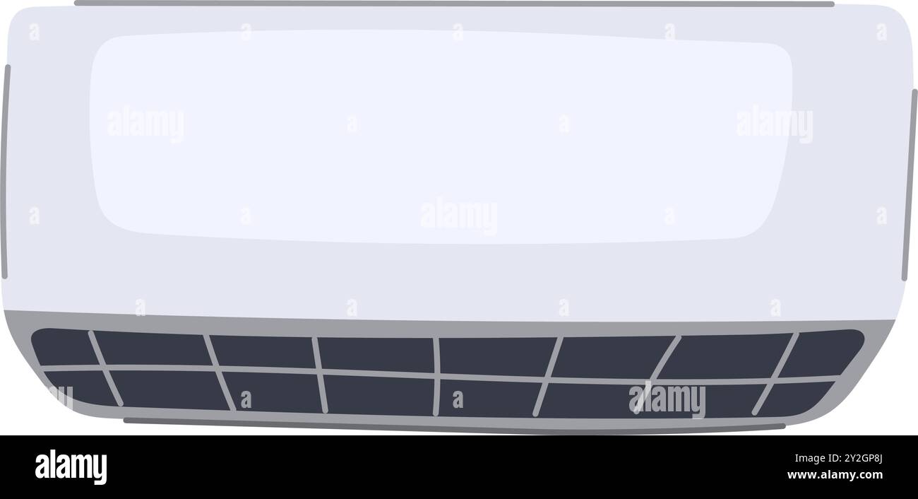 ventilation air conditioner cartoon vector illustration Stock Vector ...