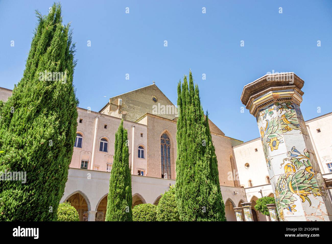 Naples Napoli Italy,Via Santa Chiara,Complesso Monumentale di Santa ...