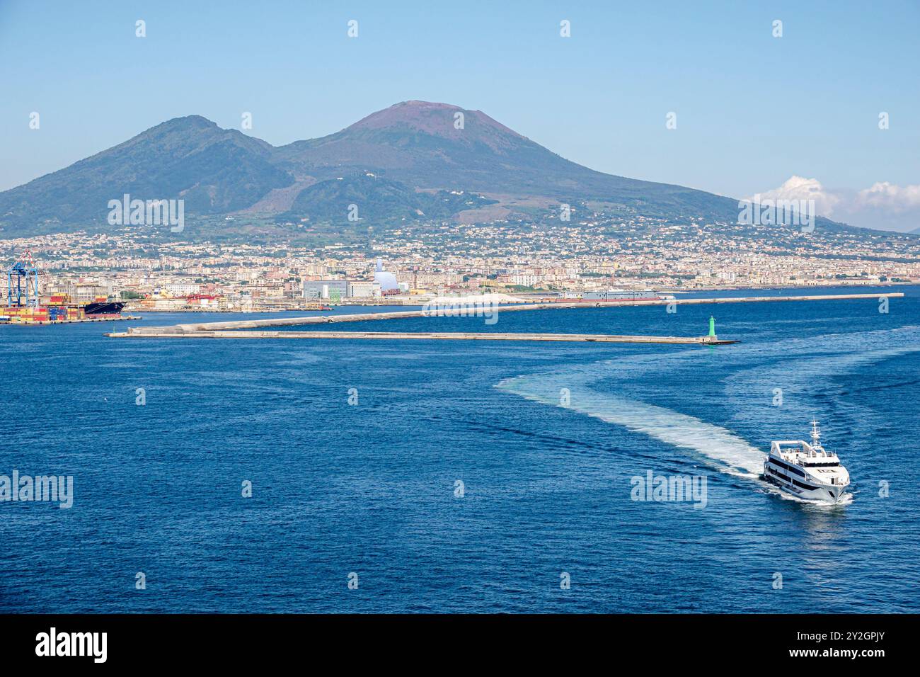 Naples Napoli Italy,Mediterranean Sea,Gulf of Naples,Campania city ...