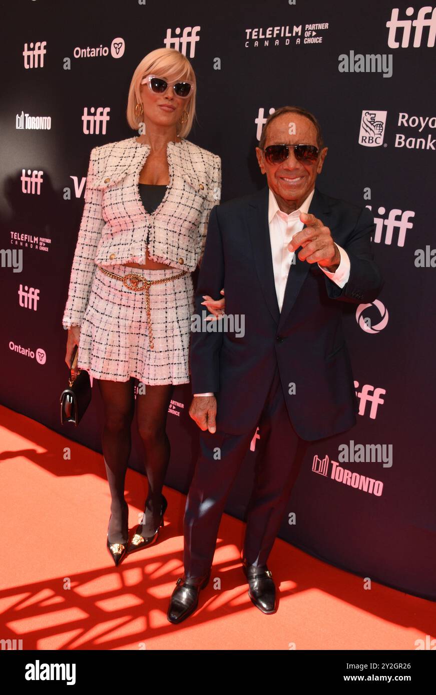 TORONTO, ON: SEPTEMBER 10: Michele Kahl and Paul Anka at the Paul Anka ...