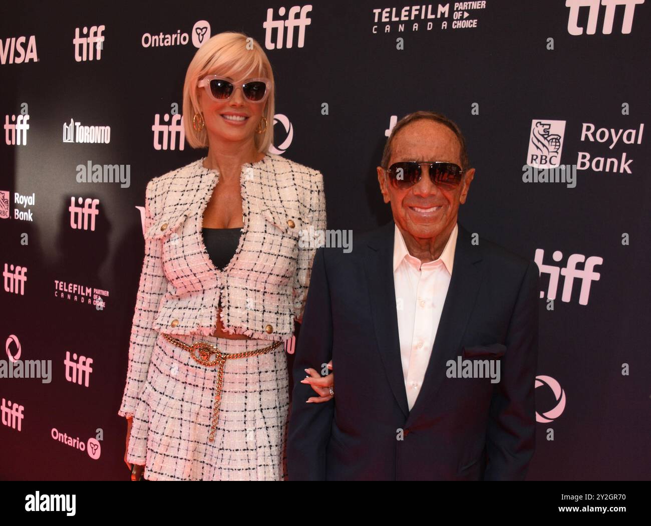 TORONTO, ON: SEPTEMBER 10: Michele Kahl and Paul Anka at the Paul Anka ...
