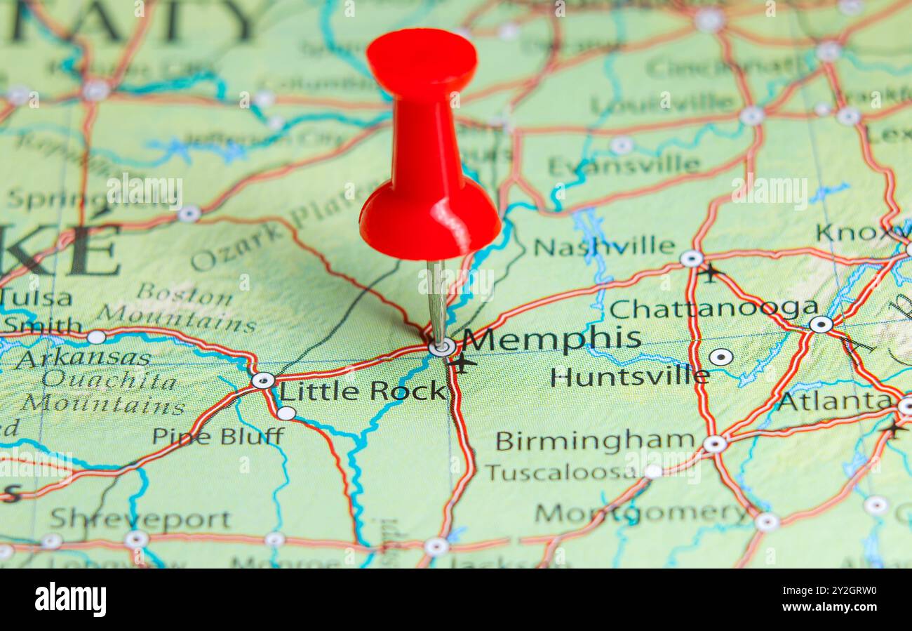 Tennessee state map on hi-res stock photography and images - Alamy