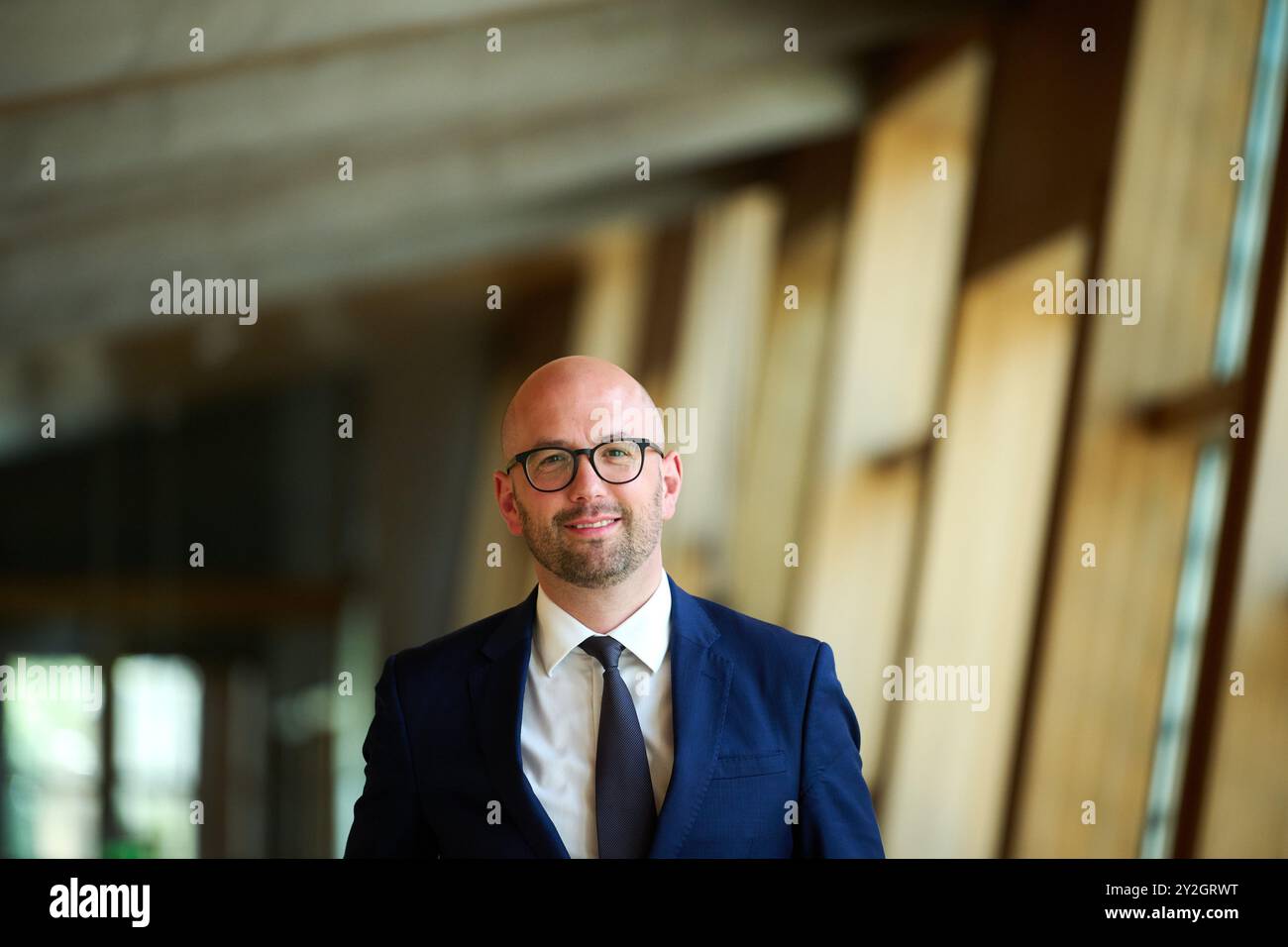 Edinburgh Scotland, UK 10 September 2024. Ben Macpherson MSP at the Scottish Parliament. credit ...