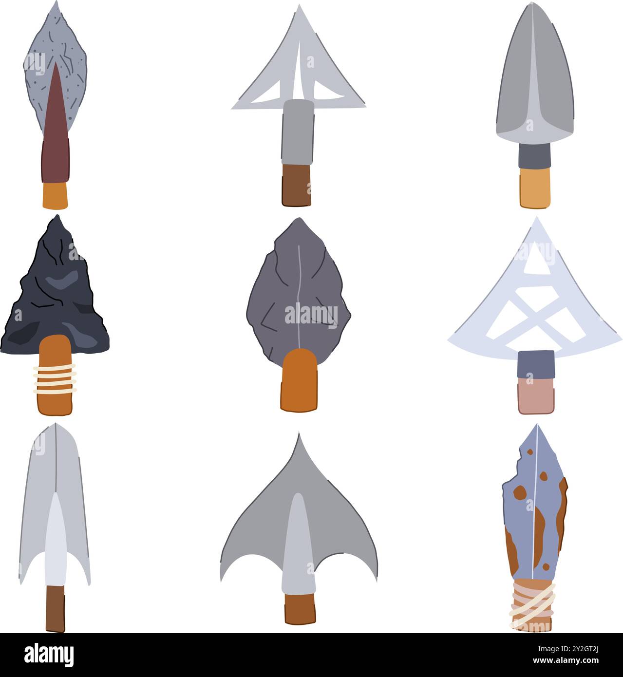 arrowhead set cartoon vector illustration Stock Vector Image & Art - Alamy
