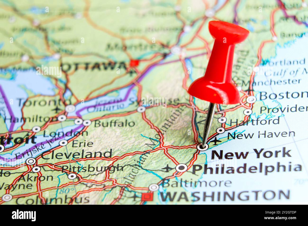 Political map new york city hi-res stock photography and images - Alamy