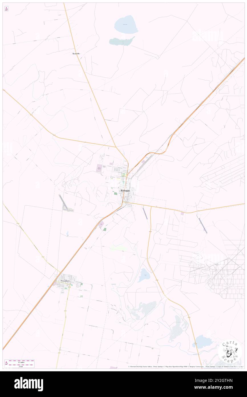 Refugio county map hi-res stock photography and images - Alamy