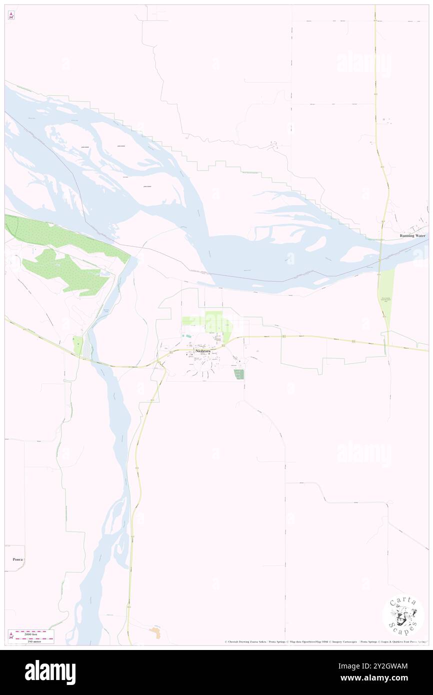 Niobrara county map Cut Out Stock Images & Pictures - Alamy