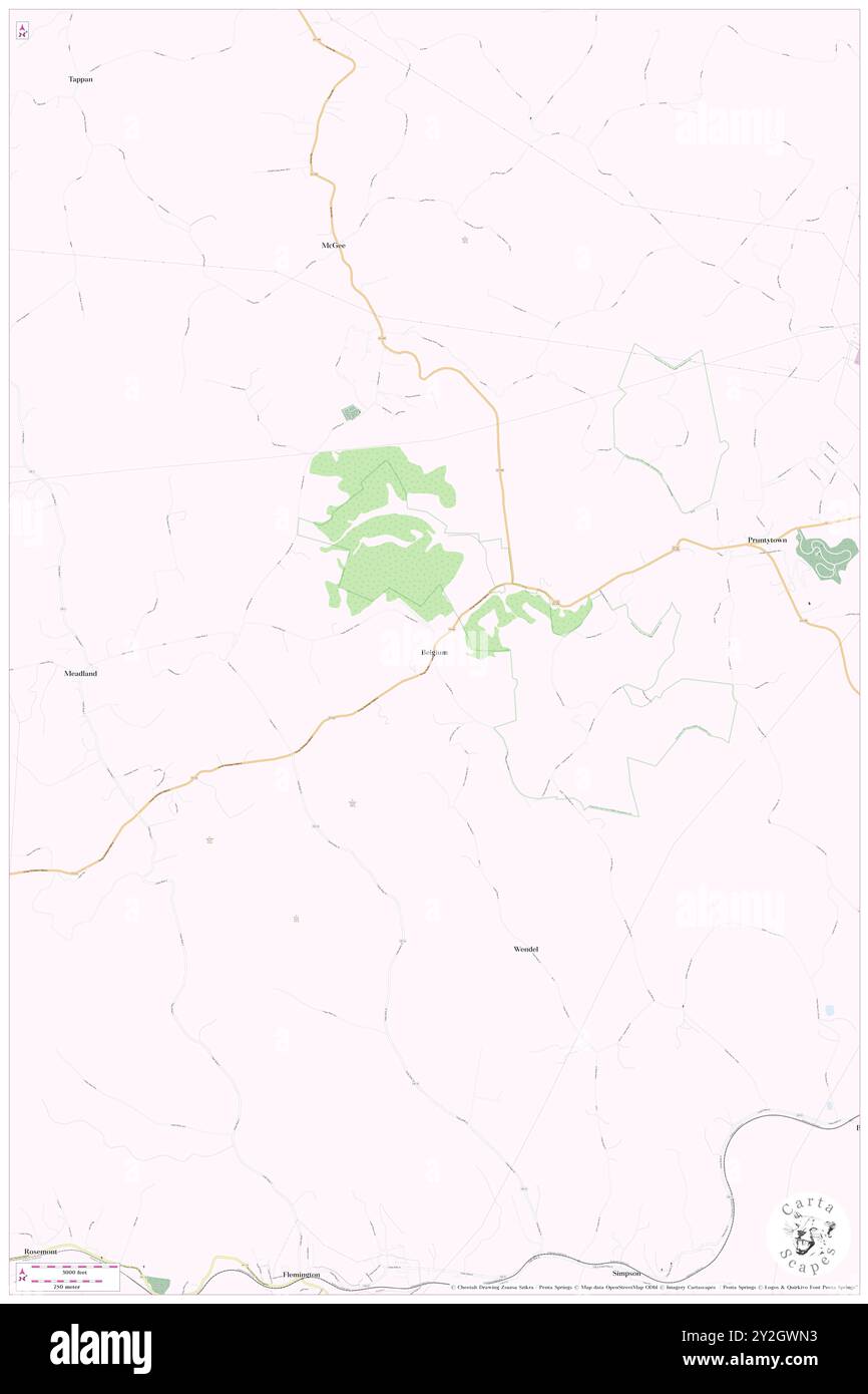 Taylor west virginia map hi-res stock photography and images - Alamy