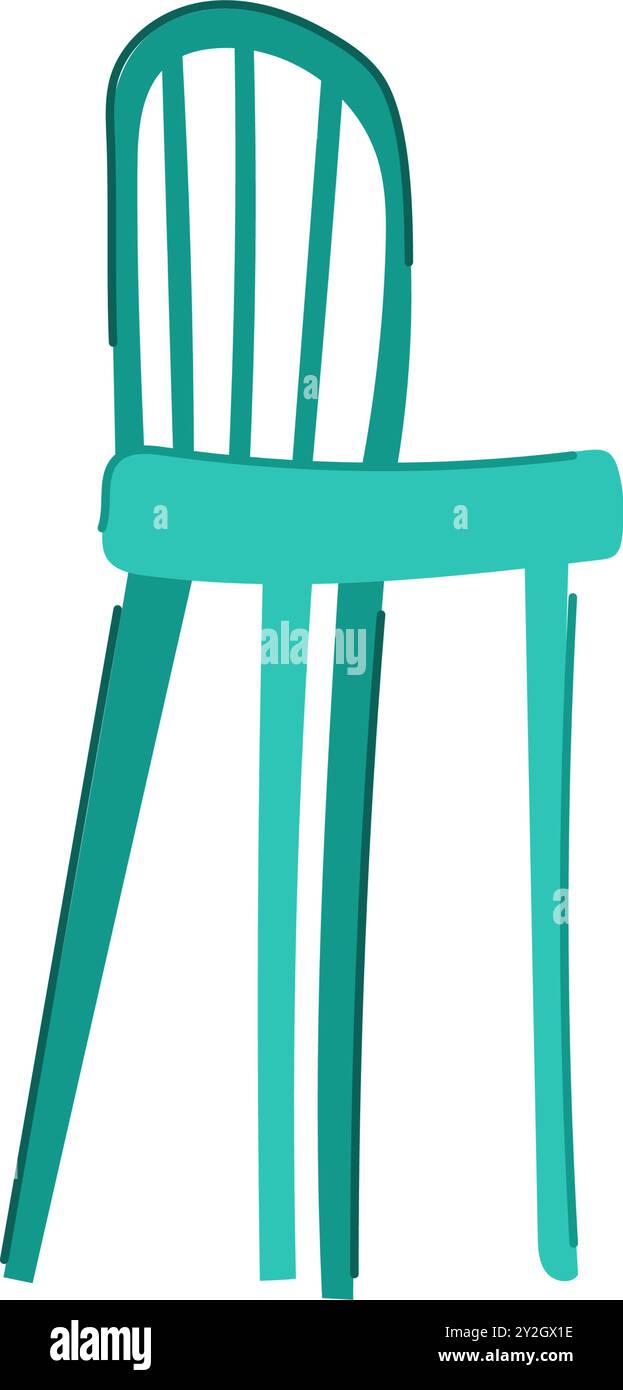 modern bar stool cartoon vector illustration Stock Vector Image & Art ...