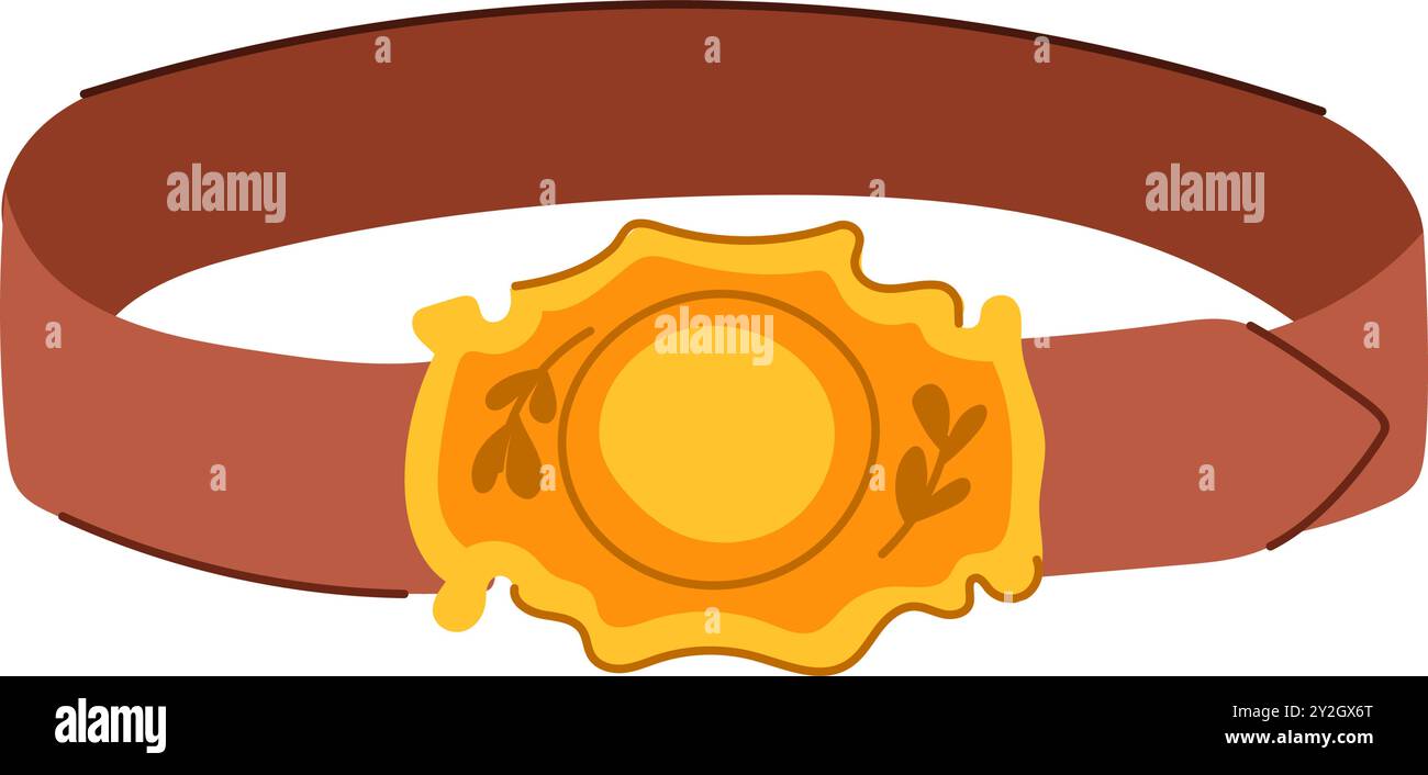 lasso belt cowboy cartoon vector illustration Stock Vector Image & Art ...