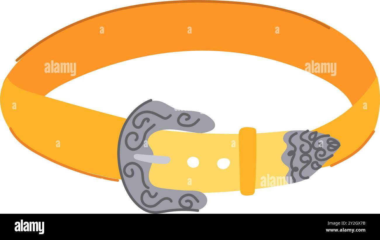 jeans belt cowboy cartoon vector illustration Stock Vector Image & Art ...