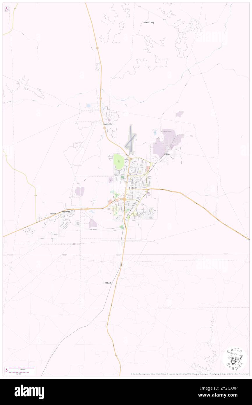 Borger texas map Cut Out Stock Images & Pictures - Alamy