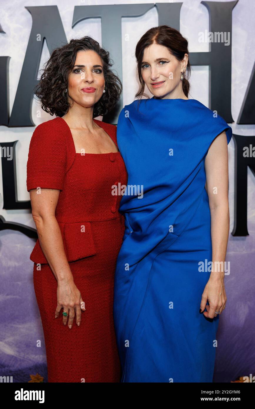 Jac Schaeffer, left, and Kathryn Hahn pose for photographers ahead of ...