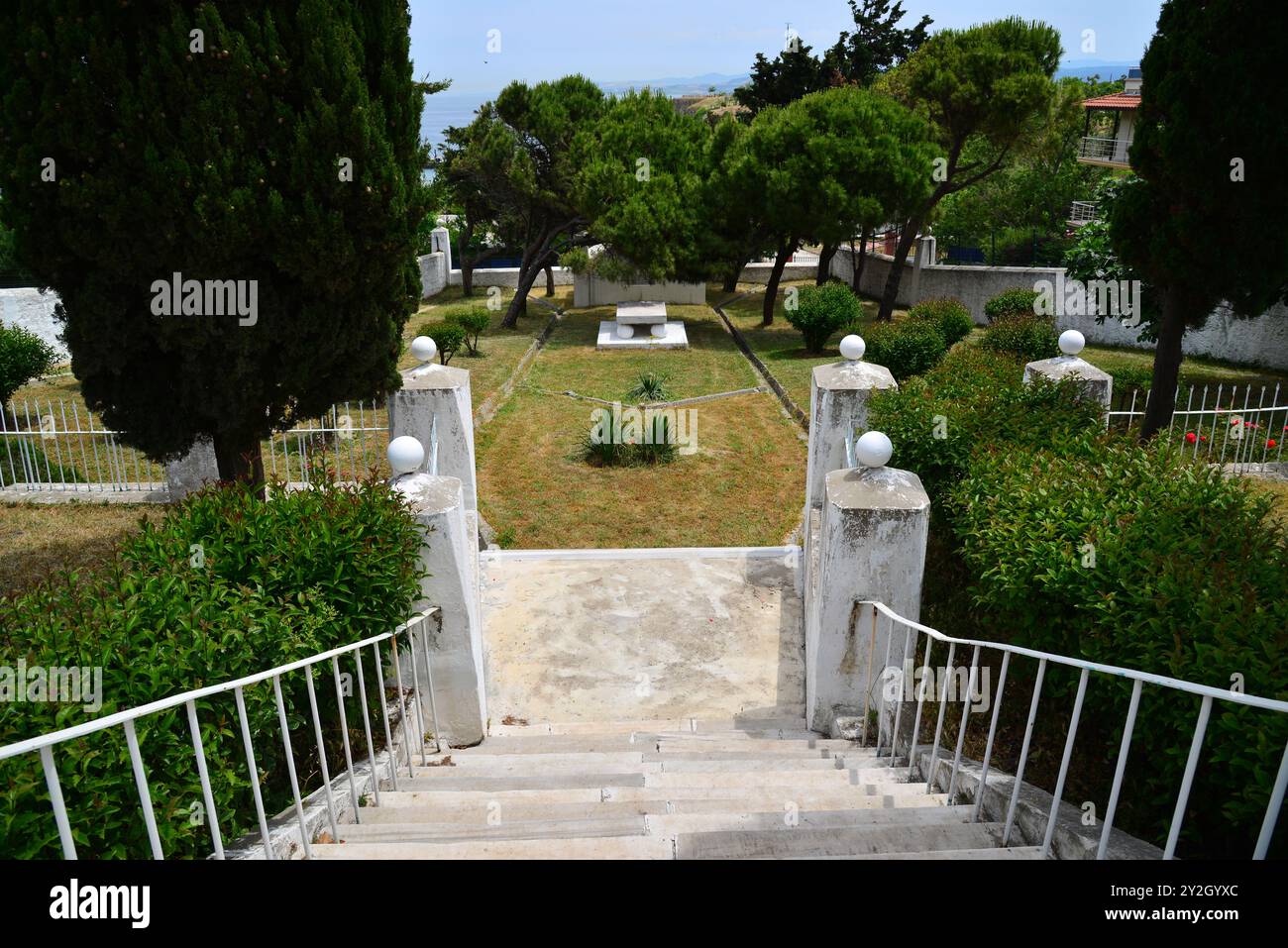 The French Cemetery in Gallipoli, Turkey, was built in memory of 5,000 ...