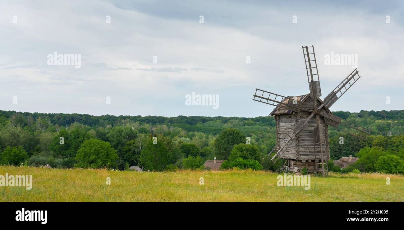 French windmill in landscape hi-res stock photography and images - Alamy