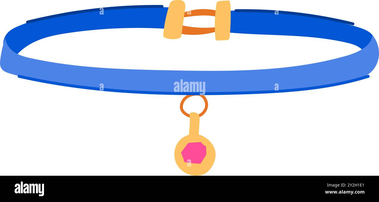 trendy chokers for women cartoon vector illustration Stock Vector Image ...