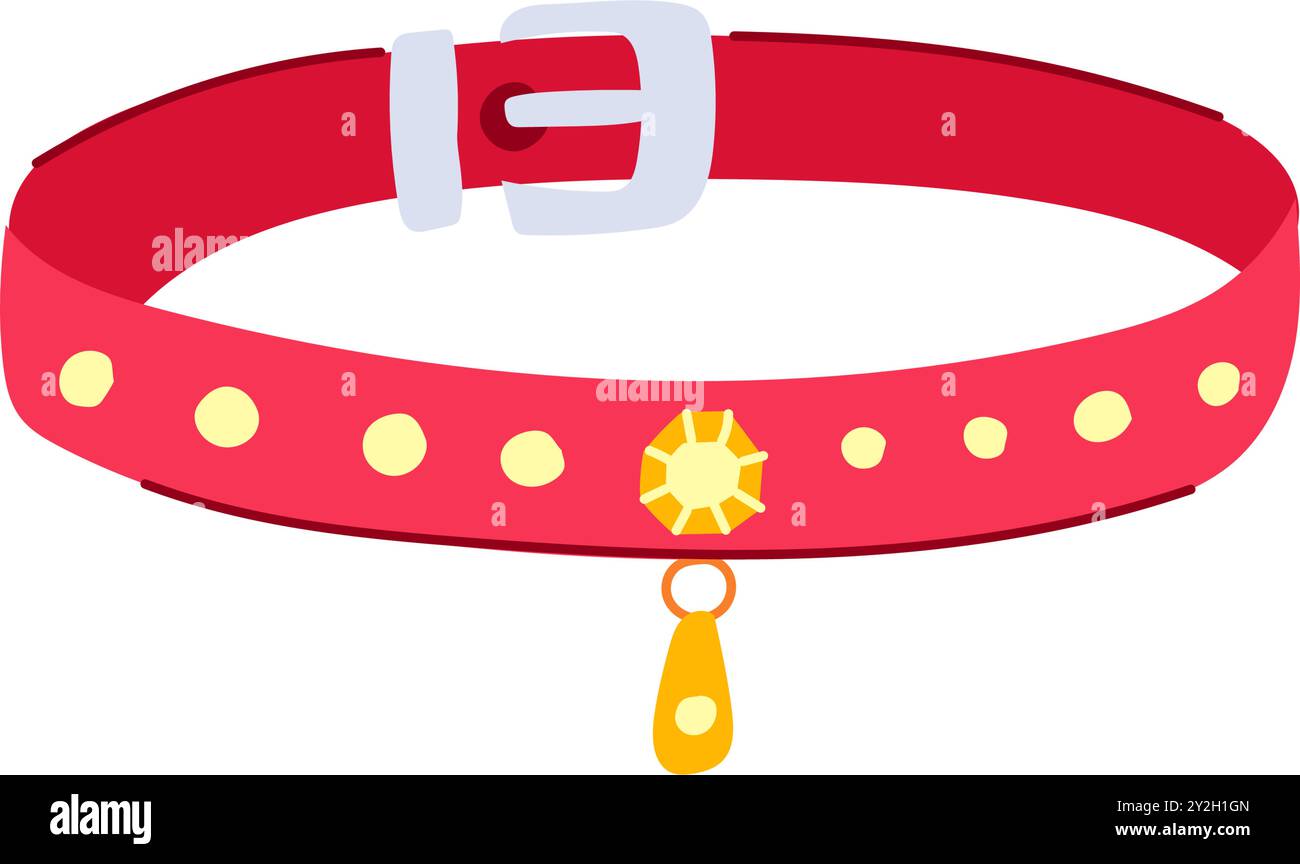 classic chokers for women cartoon vector illustration Stock Vector ...