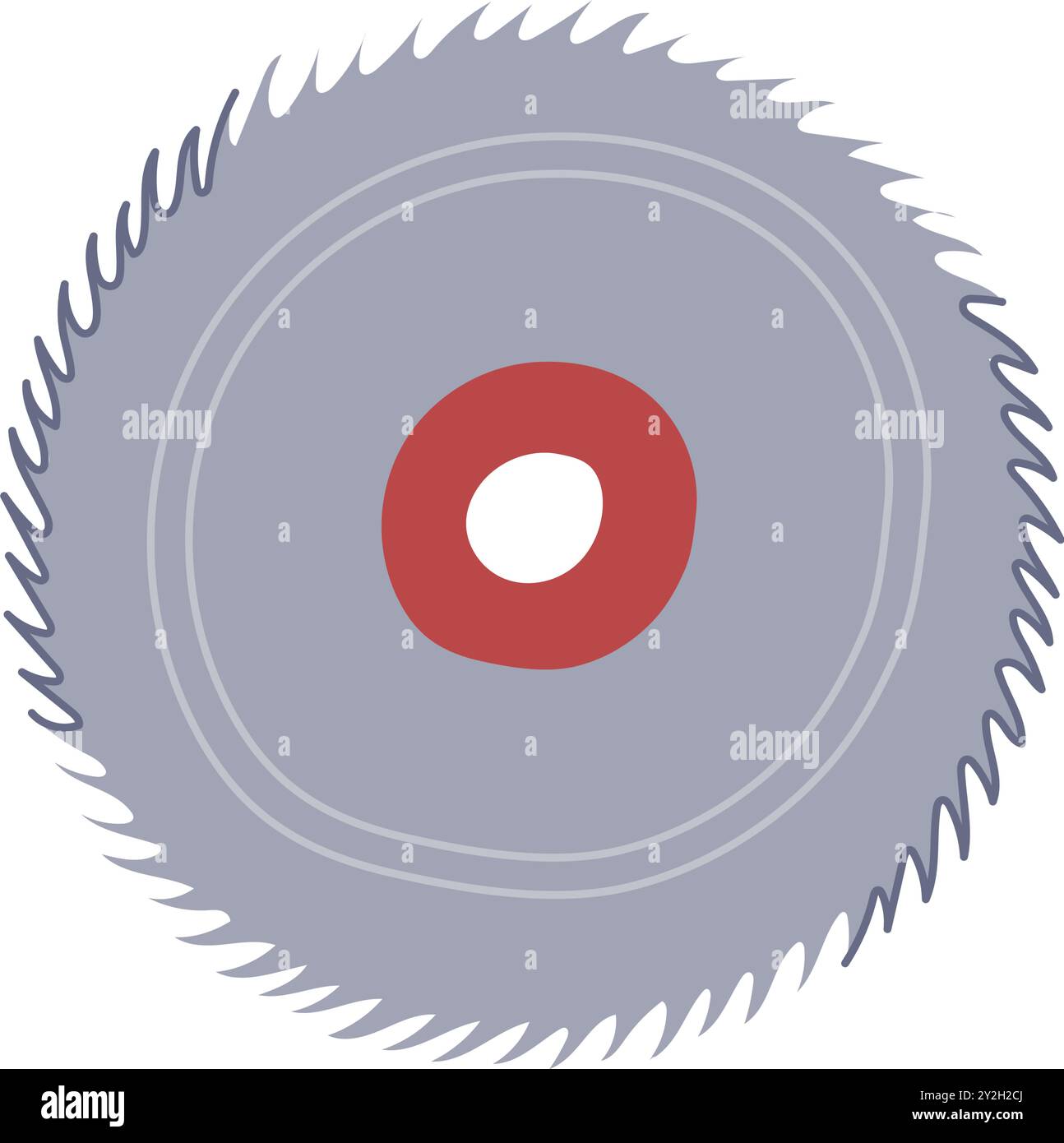 teeth circular saw blade cartoon vector illustration Stock Vector Image ...
