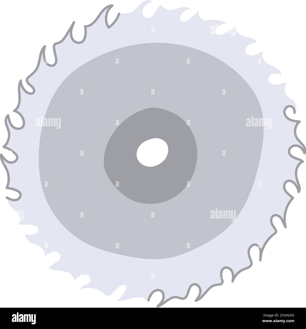 carbide circular saw blade cartoon vector illustration Stock Vector ...