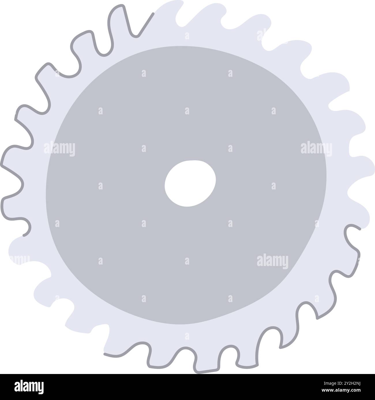 cutting circular saw blade cartoon vector illustration Stock Vector ...