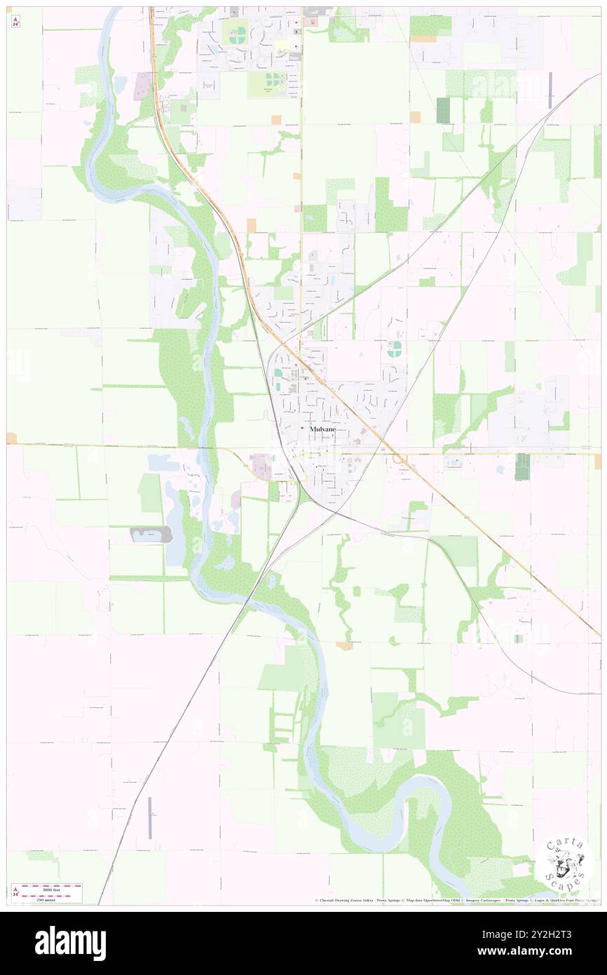 Mulvane kansas map Cut Out Stock Images & Pictures - Alamy