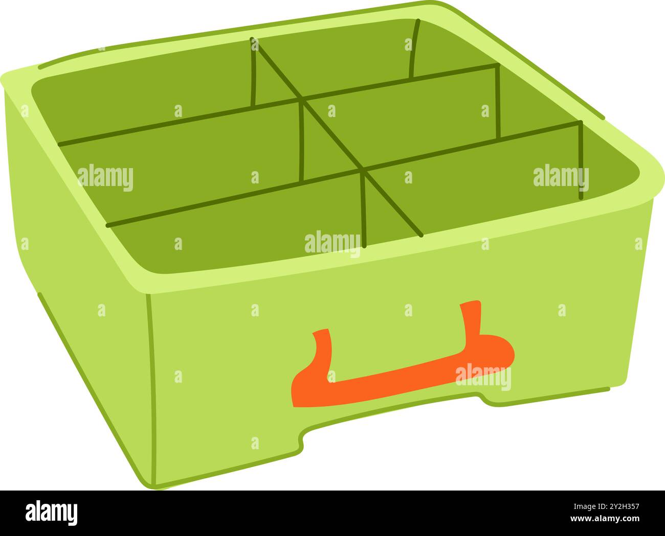 caddies craft organizer cartoon vector illustration Stock Vector Image ...