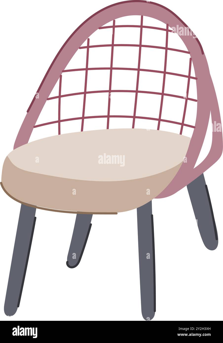 garden deck chair cartoon vector illustration Stock Vector Image & Art ...