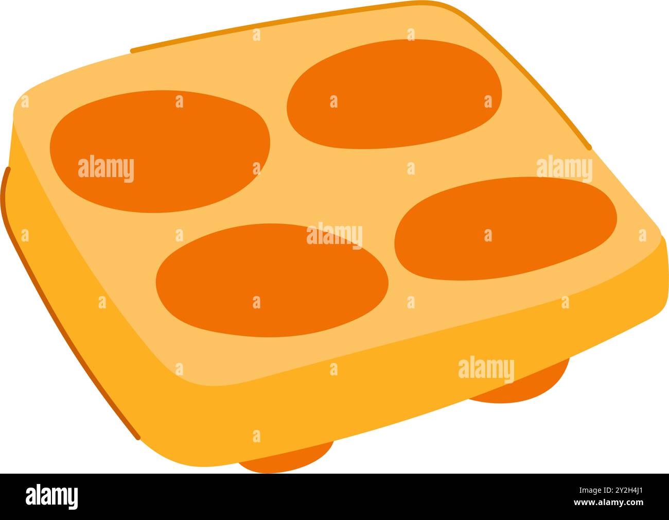 ceramic egg holder cartoon vector illustration Stock Vector Image & Art ...