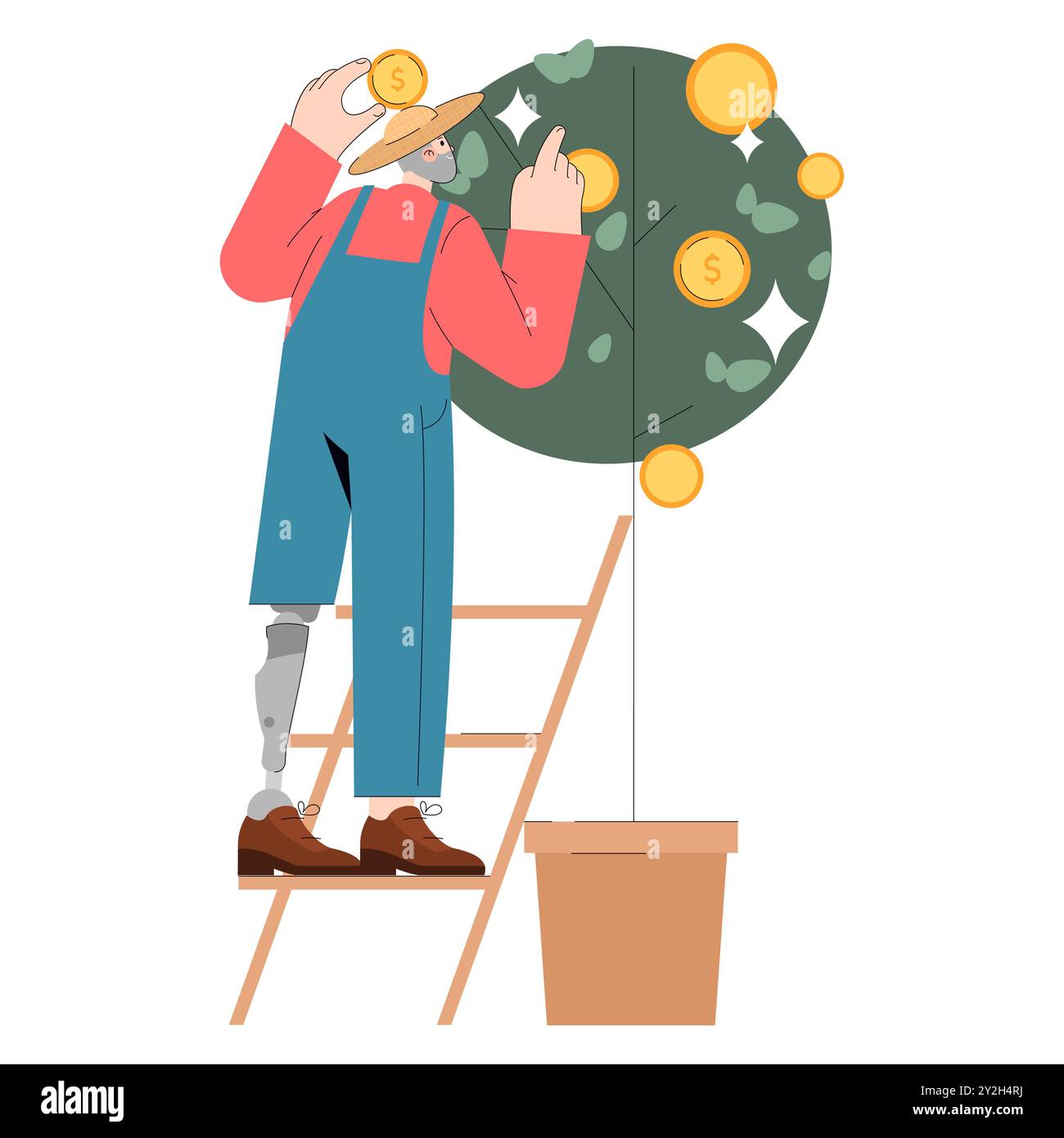 Diversity businessman concept. An inclusive businessman with a ...