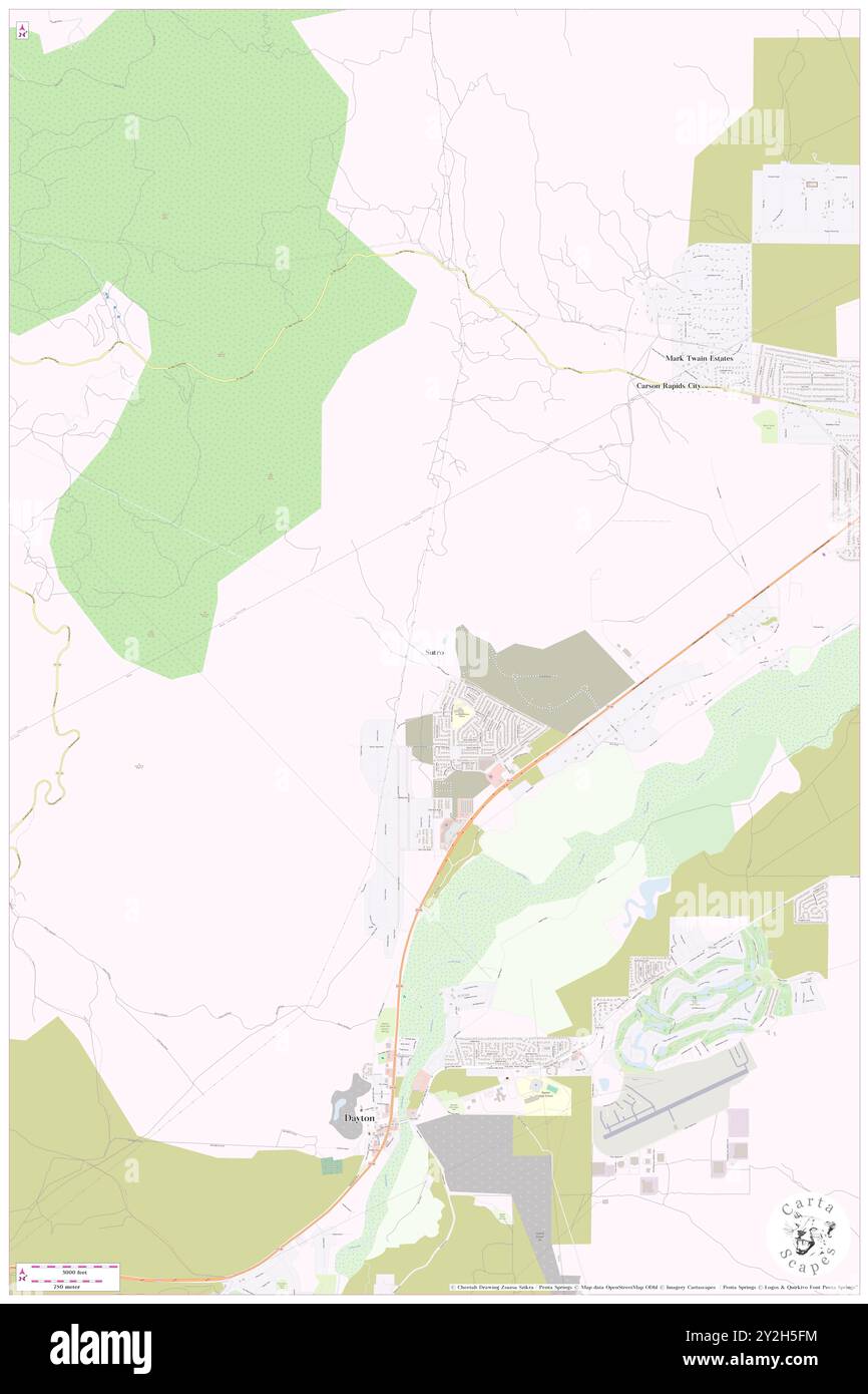 Lyon county map hi-res stock photography and images - Alamy